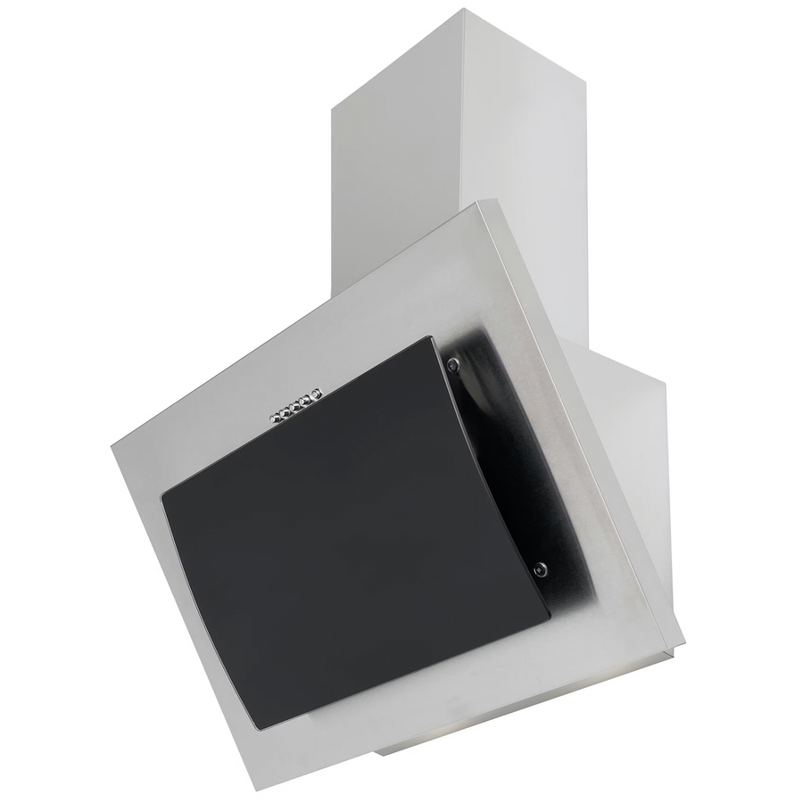 CATA 100 - 60cm Angled Glass Cooker Hood Stainless Steel | Cata